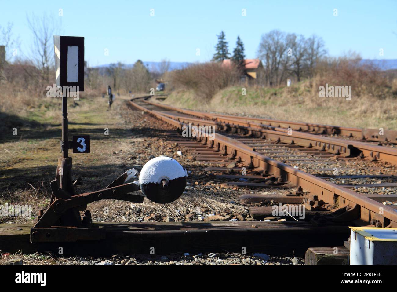 Rail switch hi-res stock photography and images - Alamy