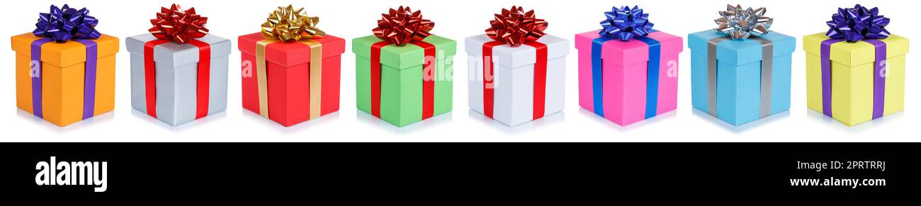 Row of gifts hi-res stock photography and images - Alamy