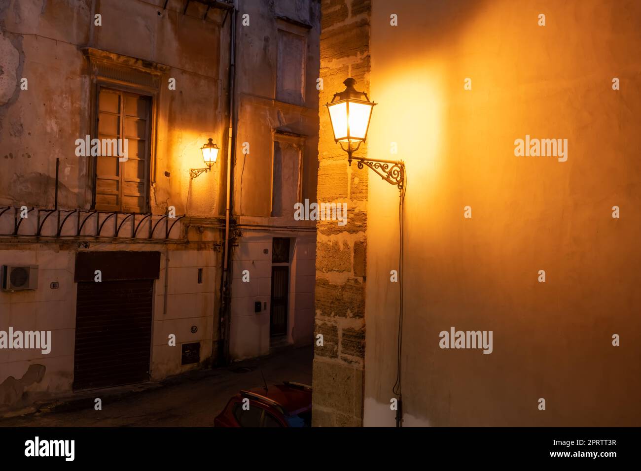 Ghetto Street Corner At Night