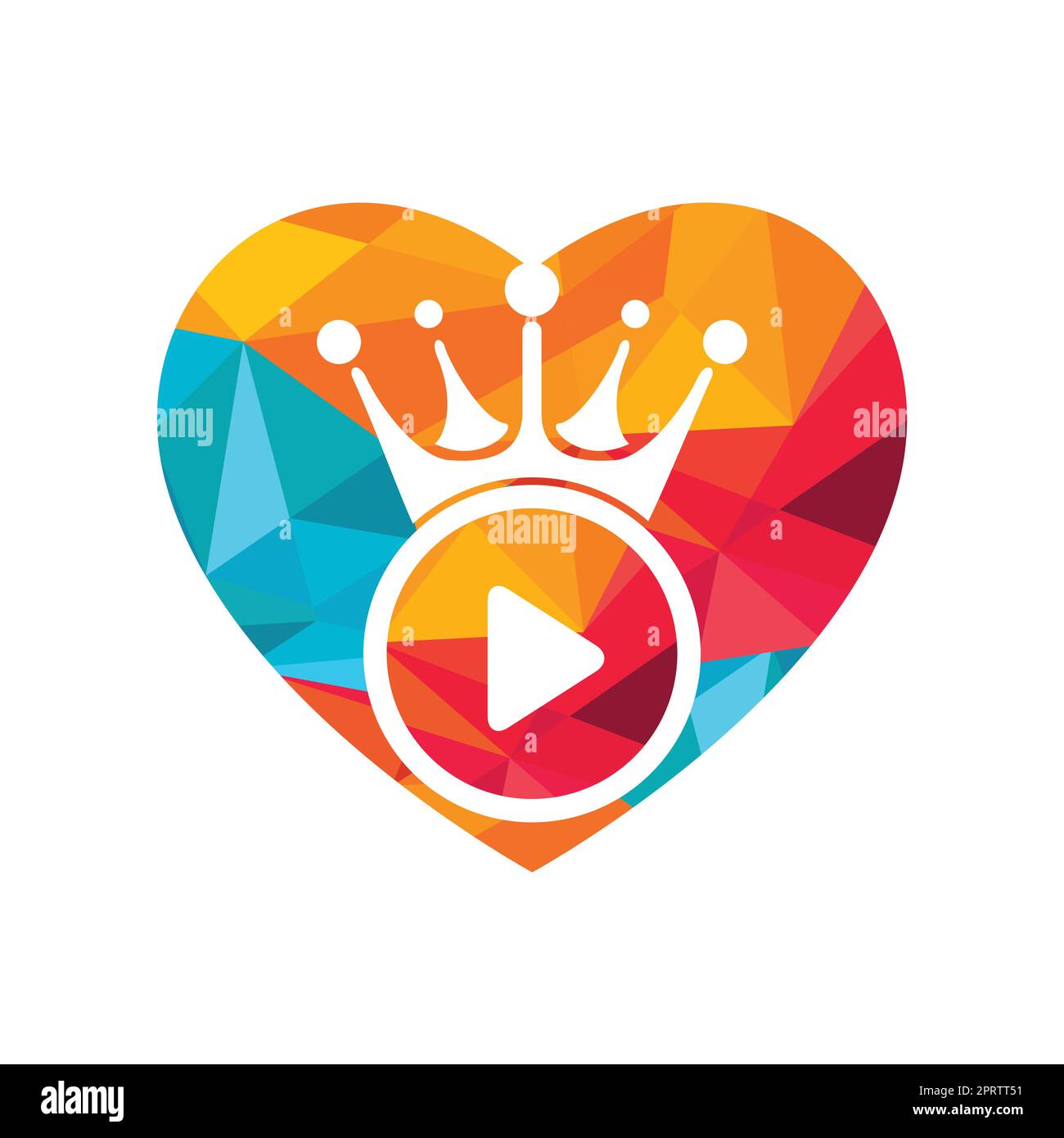 King Video vector logo design template. Royal film logo design vector ...