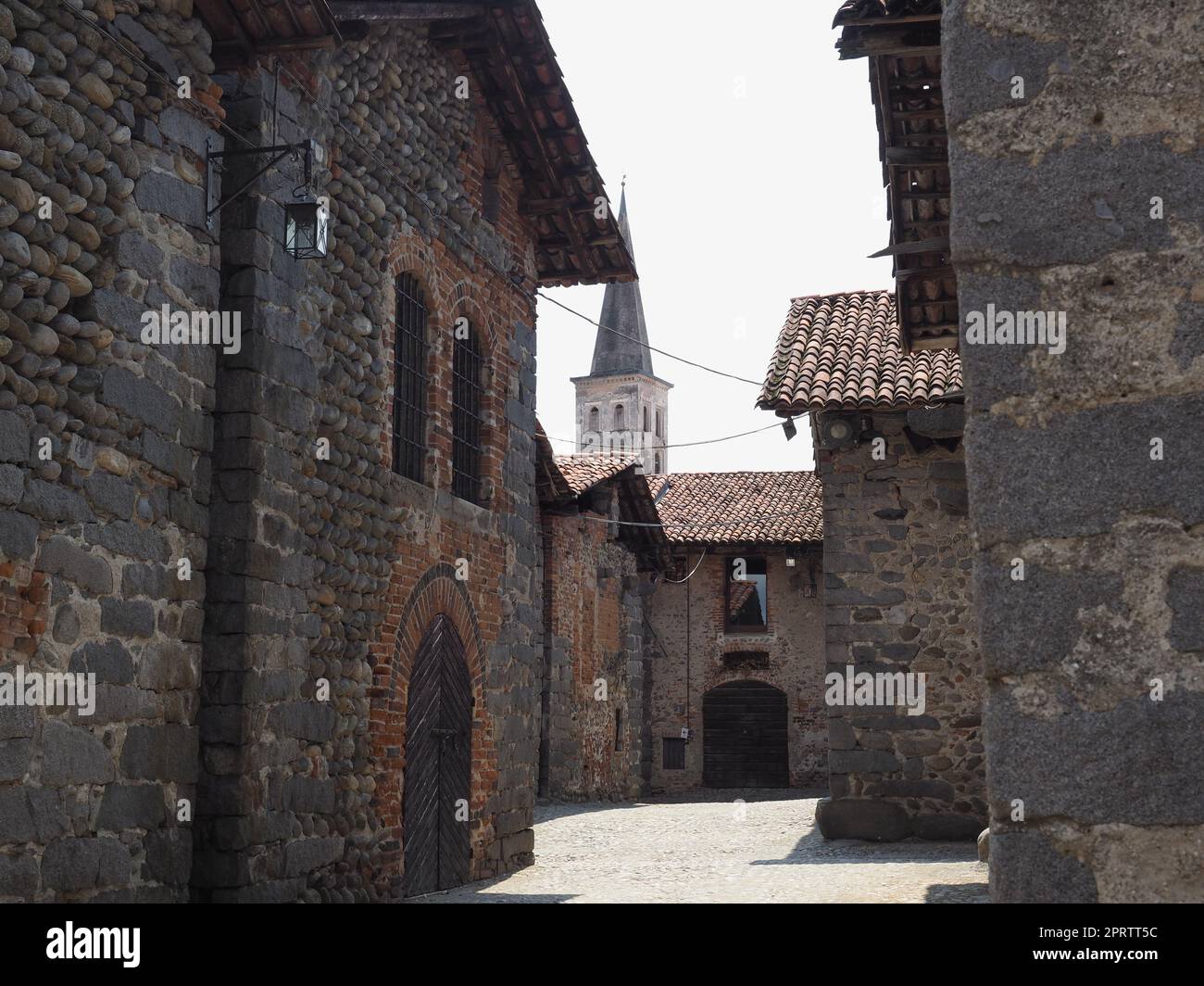 Ricetto medieval village in Candelo Stock Photo - Alamy
