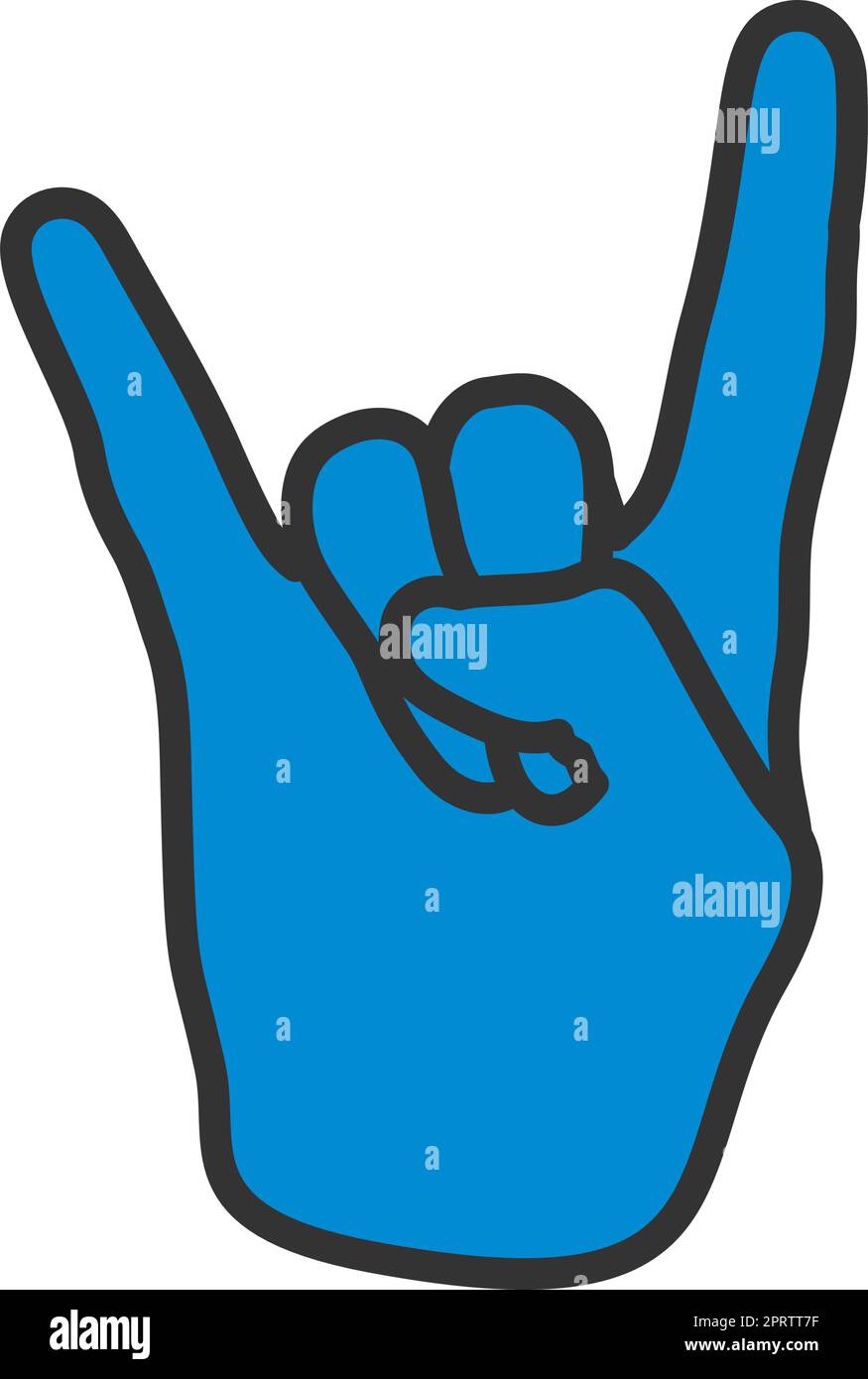 Rock Hand Icon Stock Vector Image & Art - Alamy