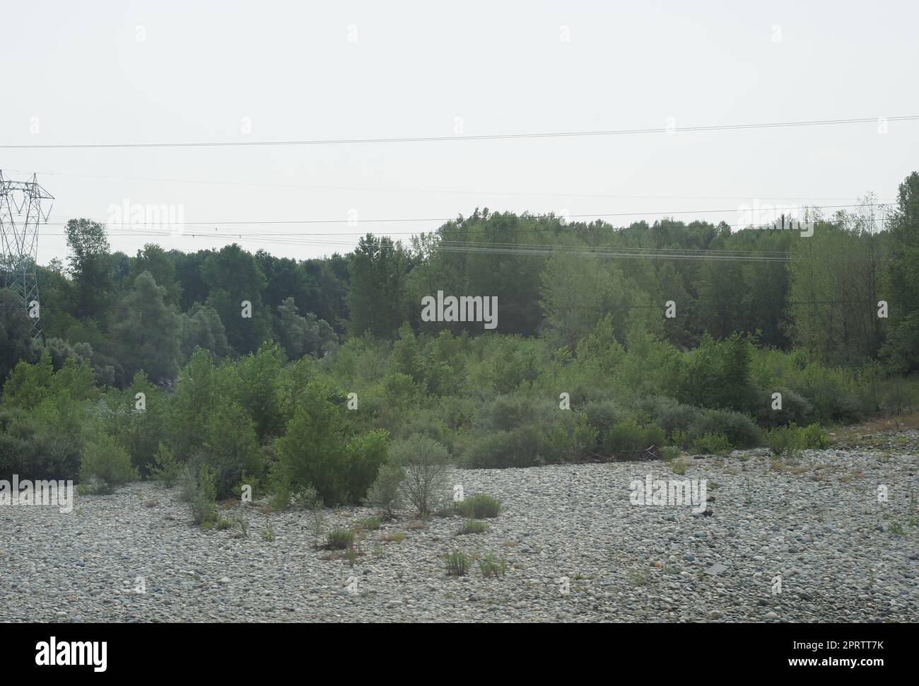 dry river caused by drought Stock Photo - Alamy