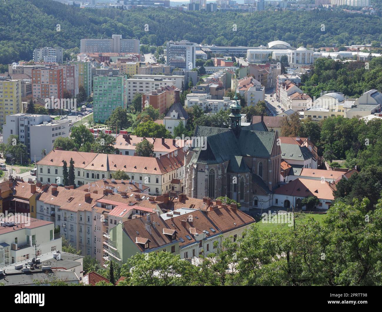 Aerial view of Brno Stock Photo - Alamy