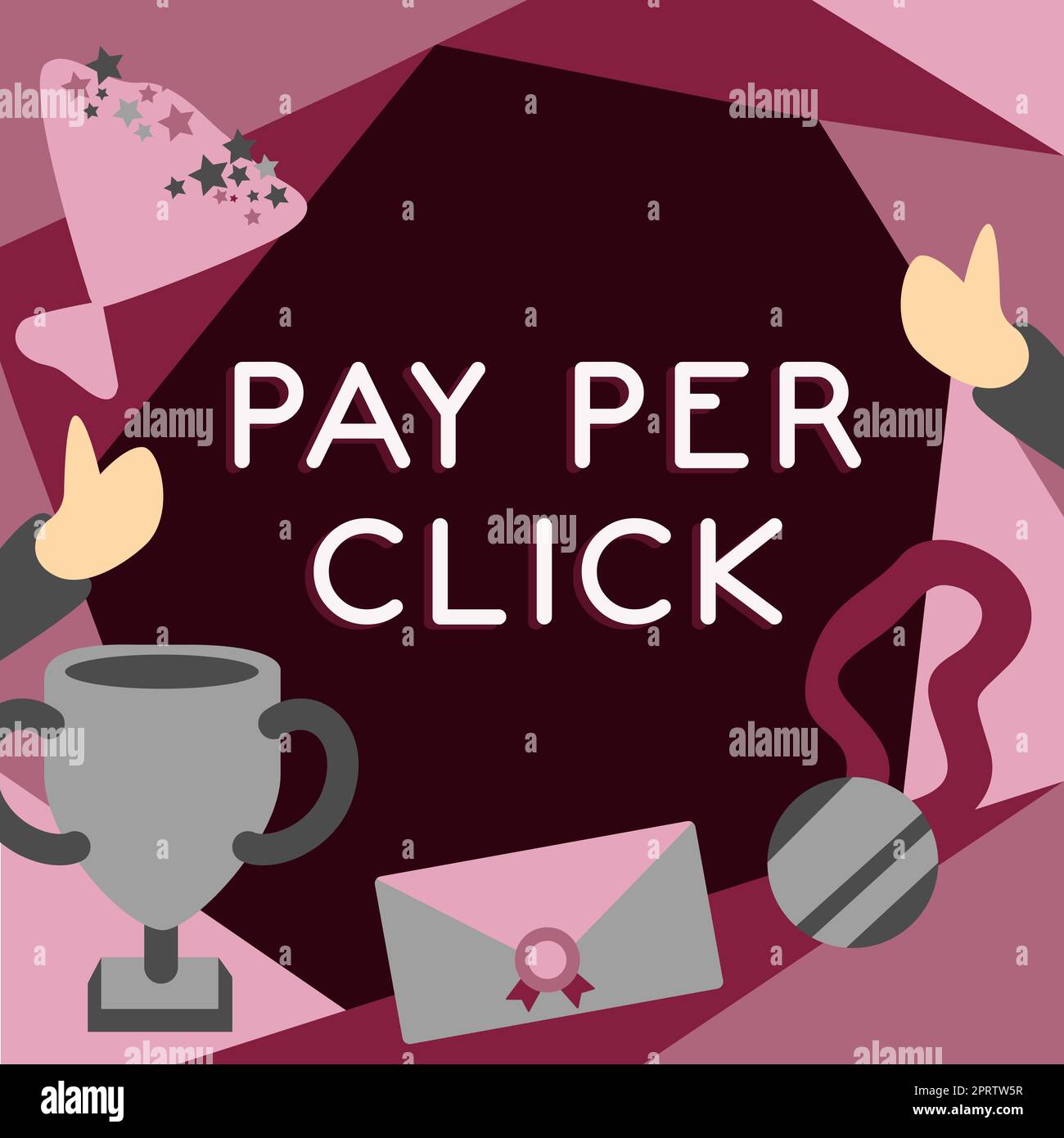 Handwriting text Pay Per Click, Concept meaning Internet Advertising ...