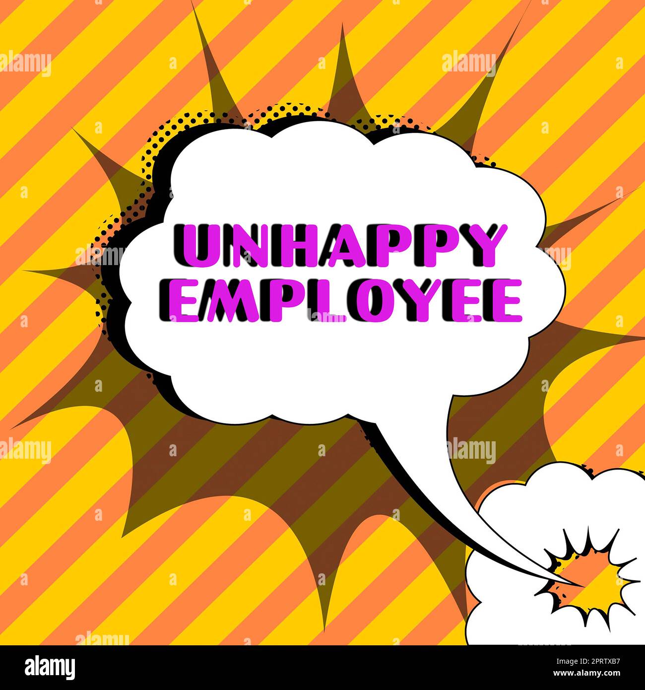 Hand writing sign Unhappy Employee, Business idea the conduit between ...