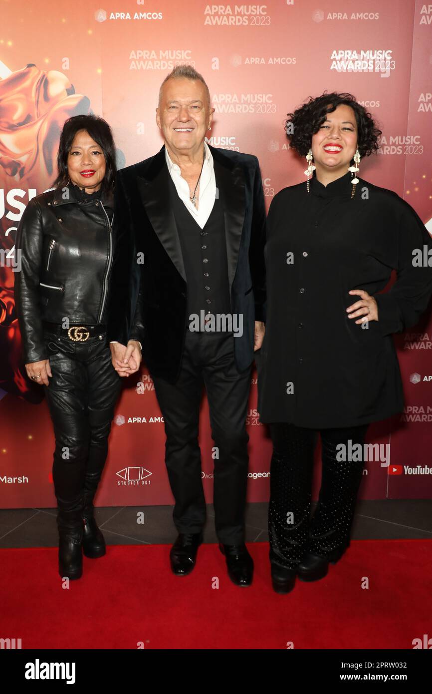 Sydney, Australia. 27th April 2023. Jane Mahoney, Jimmy Barnes and ...