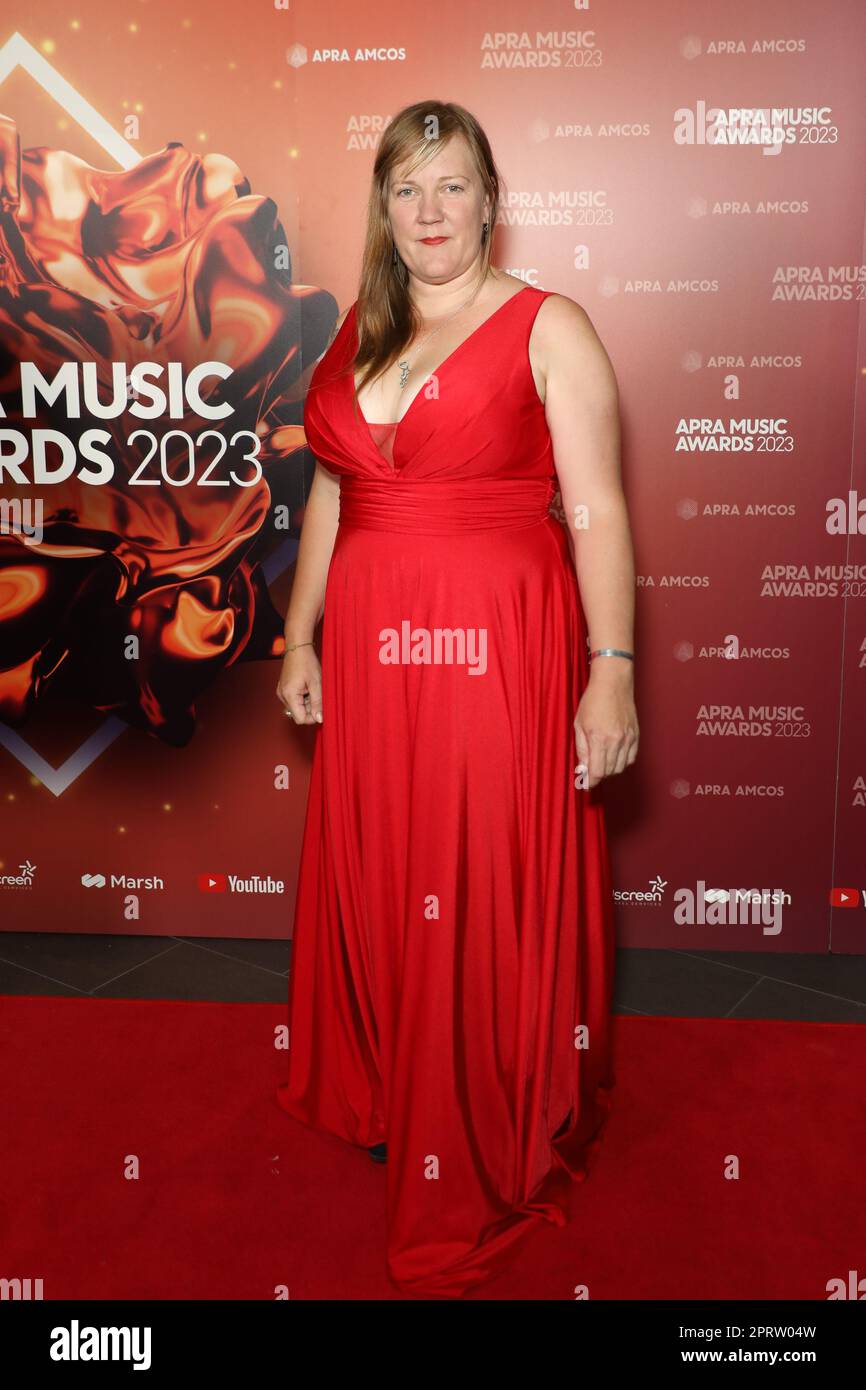 Sydney, Australia. 27th April 2023. Melanie Horsnell attends the APRA ...