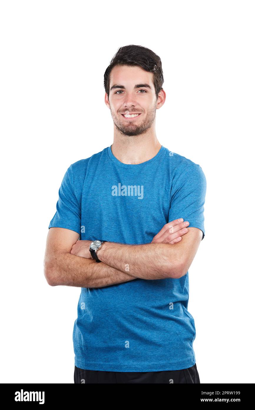 Today, Im feeling confident. Cropped portrait of a handsome young man ...