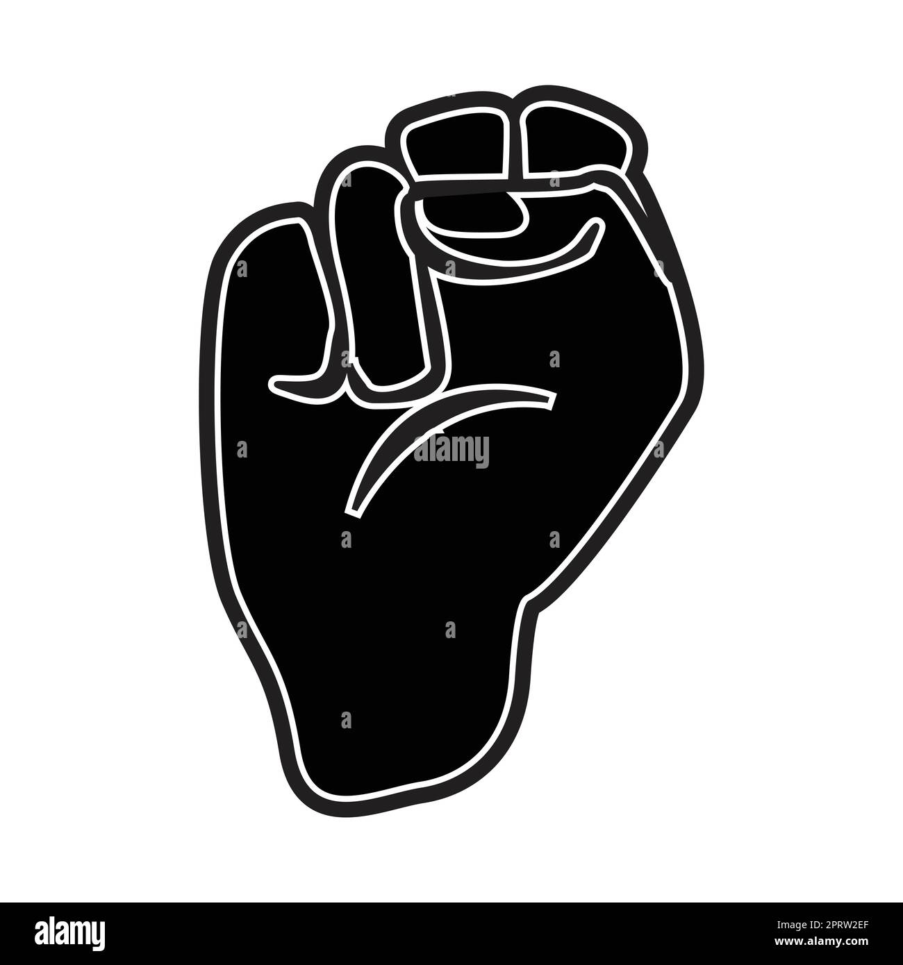 Power fist Black and White Stock Photos & Images - Alamy