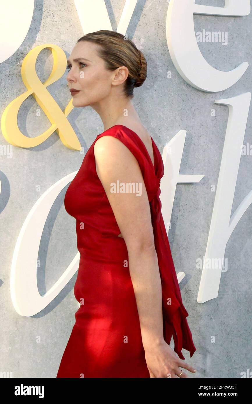 Los Angeles, CA. 26th Apr, 2023. Elizabeth Olsen at arrivals for LOVE ...