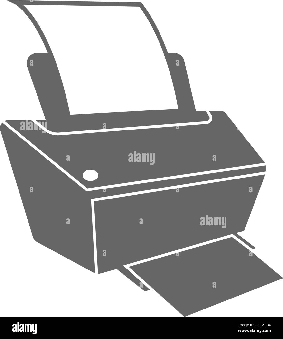 Printer machine design Cut Out Stock Images & Pictures - Alamy