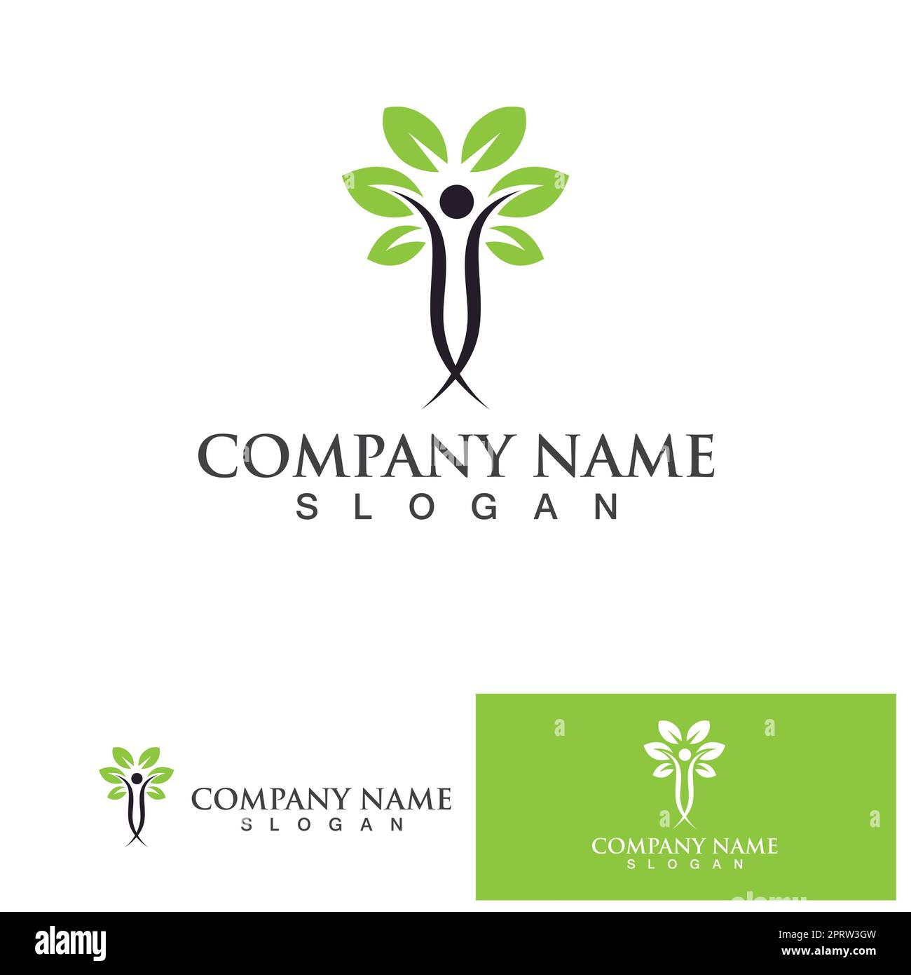 People Tree Vector Logo Template illustration design Stock Vector Image ...