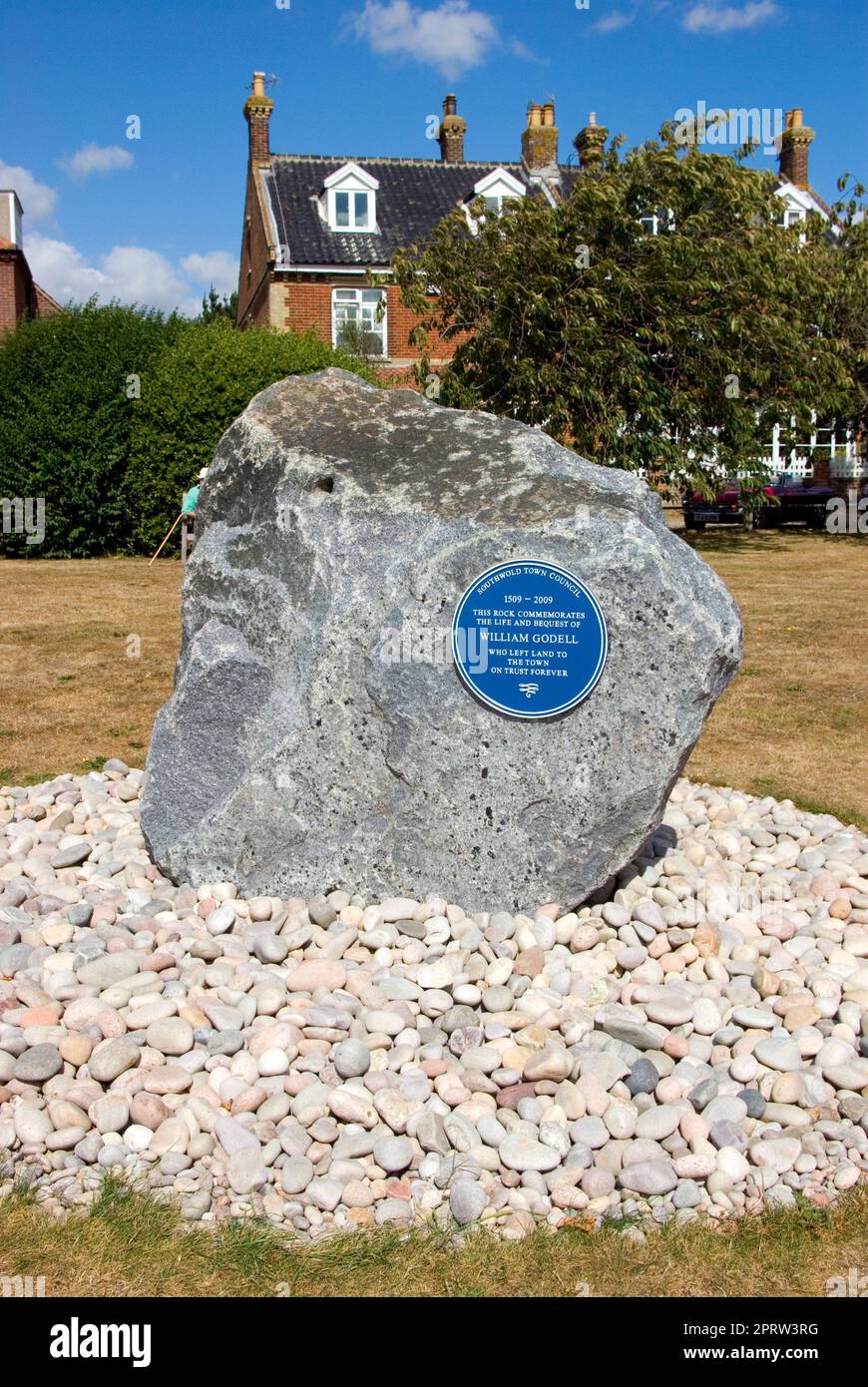 William Godell Blue Plaque, Southwold Stock Photo - Alamy