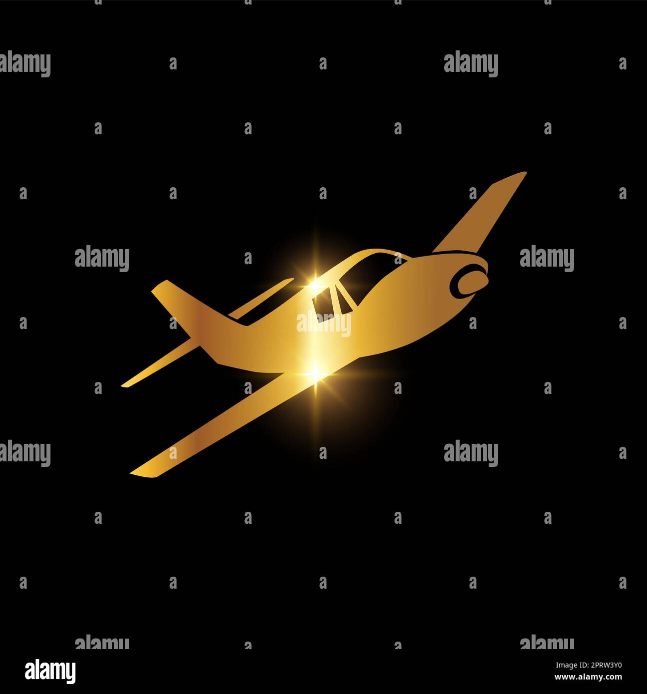Golden jet Stock Vector Images - Alamy