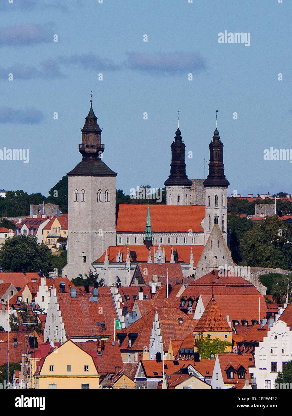 Sweden, Gotland - Old City of Visby Stock Photo - Alamy