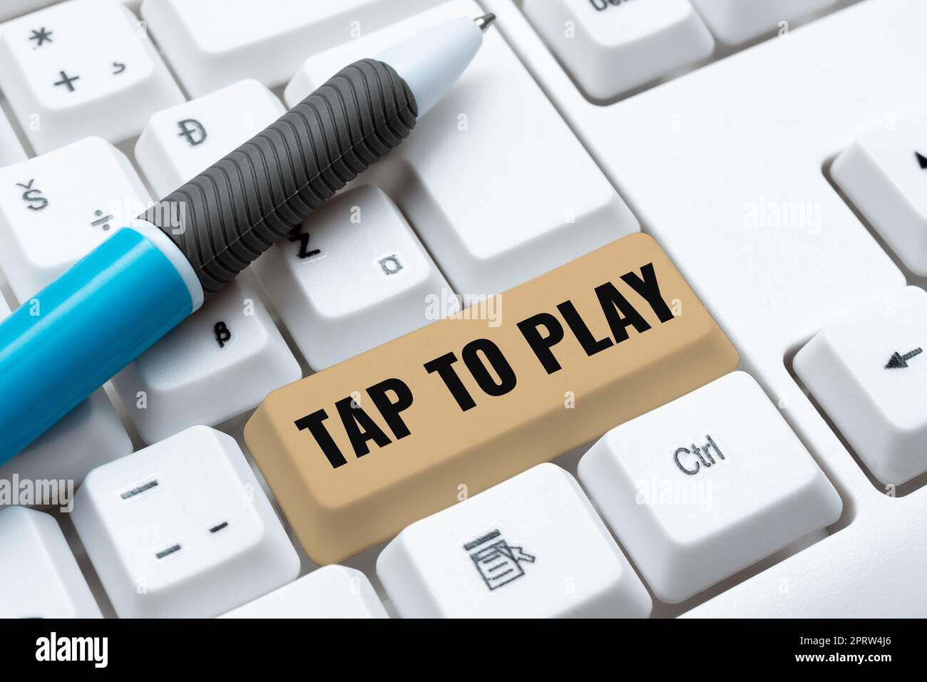 Hand writing sign Tap To Play. Internet Concept Touch the screen to ...