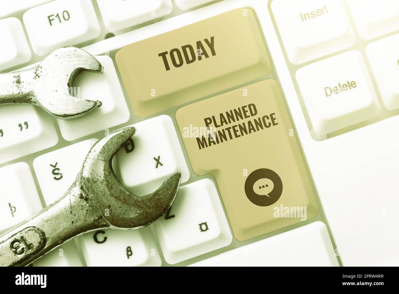 Hand writing sign Planned Maintenance. Internet Concept Check ups to be ...