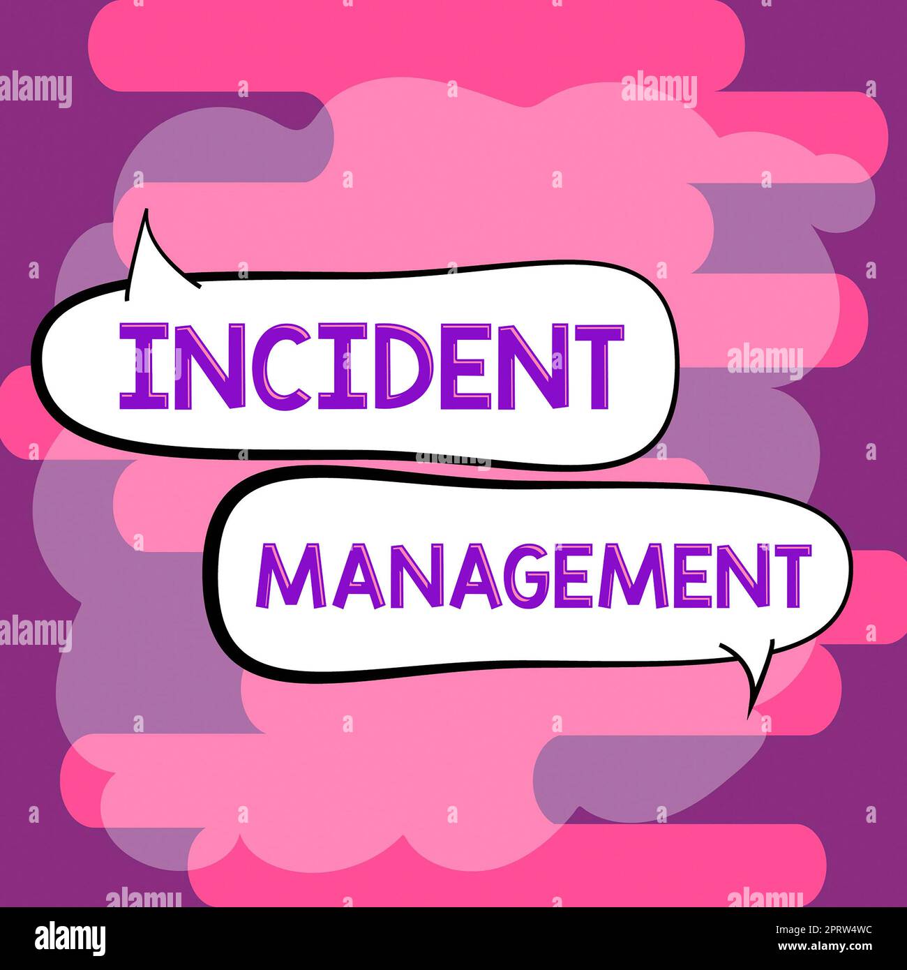 Hand writing sign Incident Management. Business concept Process to ...