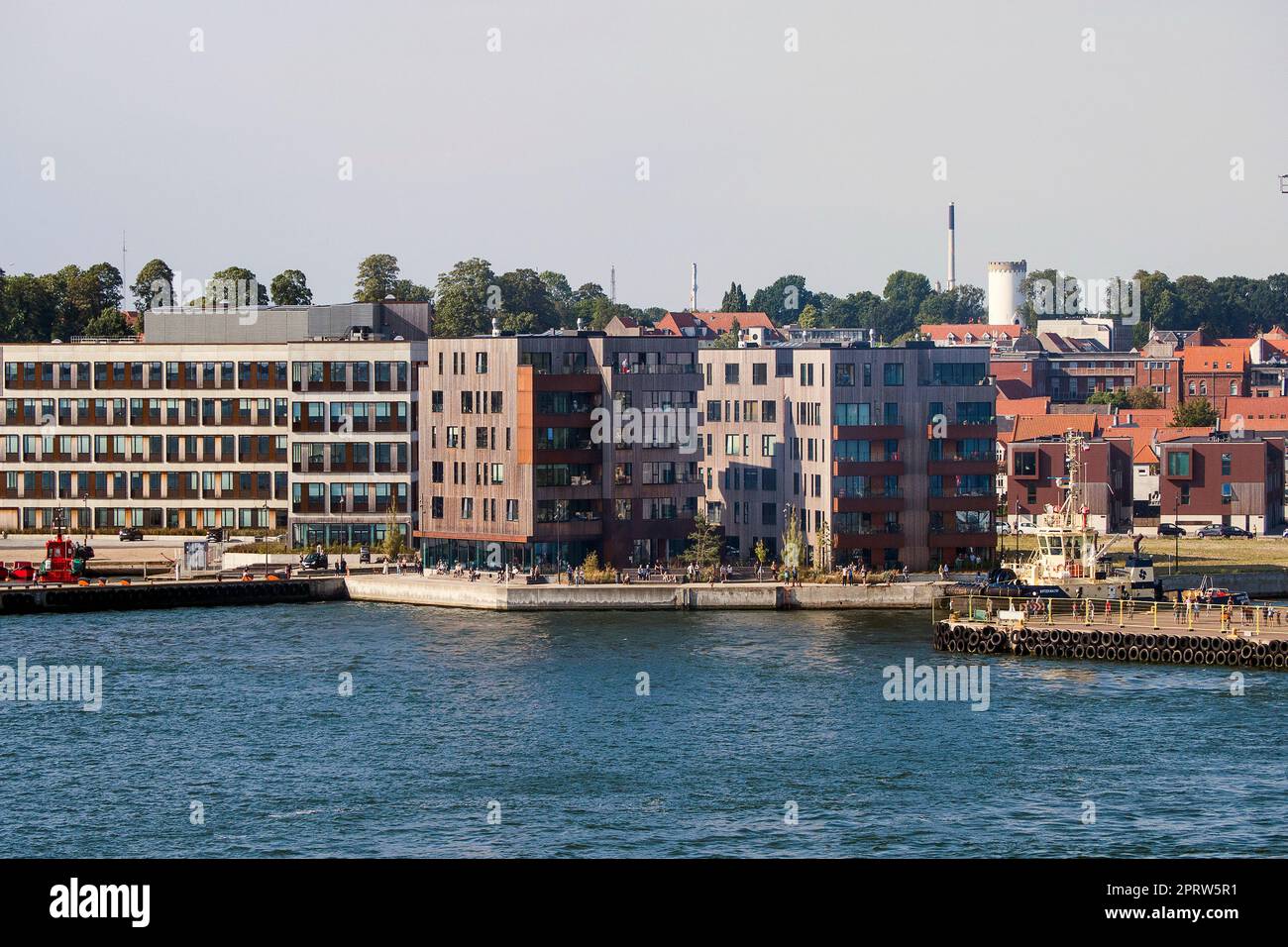 Denmark, Fredericia - Harbor Area Stock Photo - Alamy