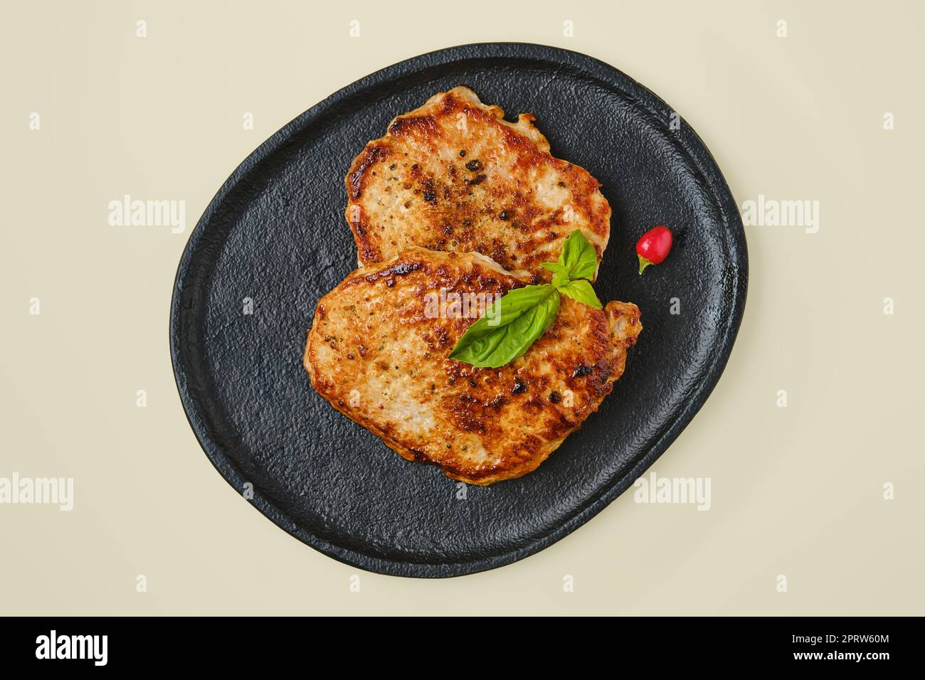 Top view barbecue pork hi-res stock photography and images - Alamy