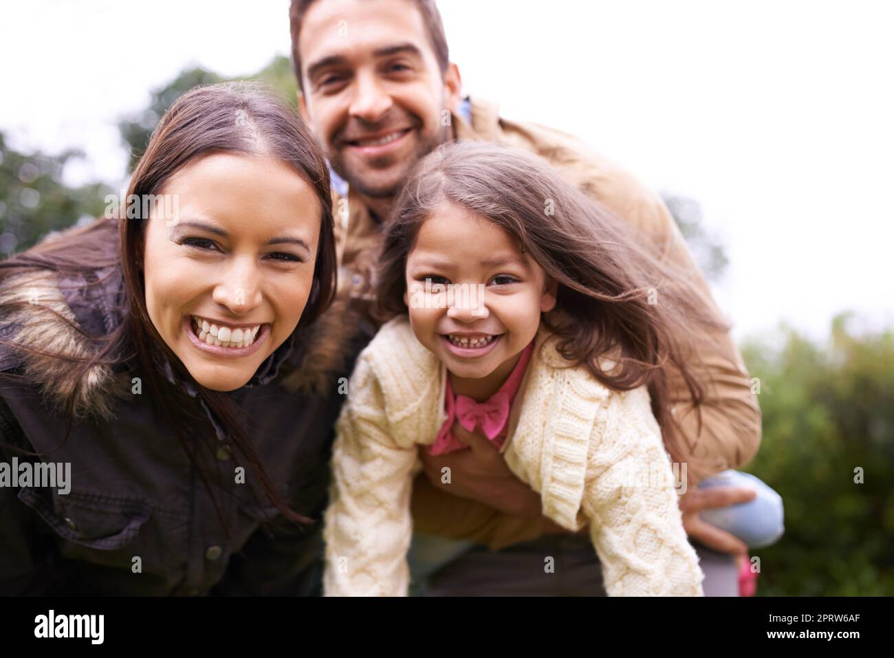 Family is a gift. A cropped portrait of two happy parents with their ...