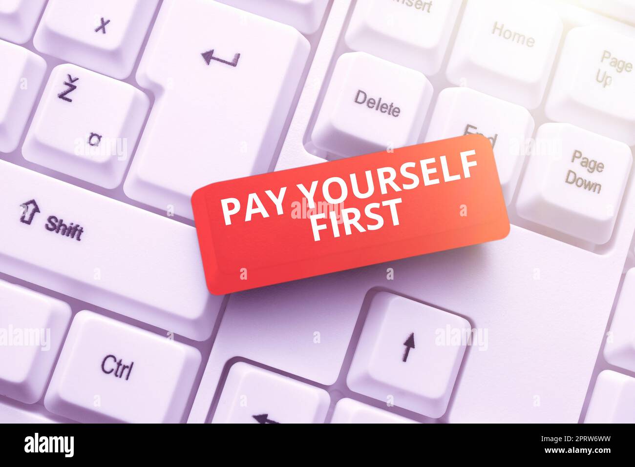 Conceptual caption Pay Yourself First. Business concept Saving for ...