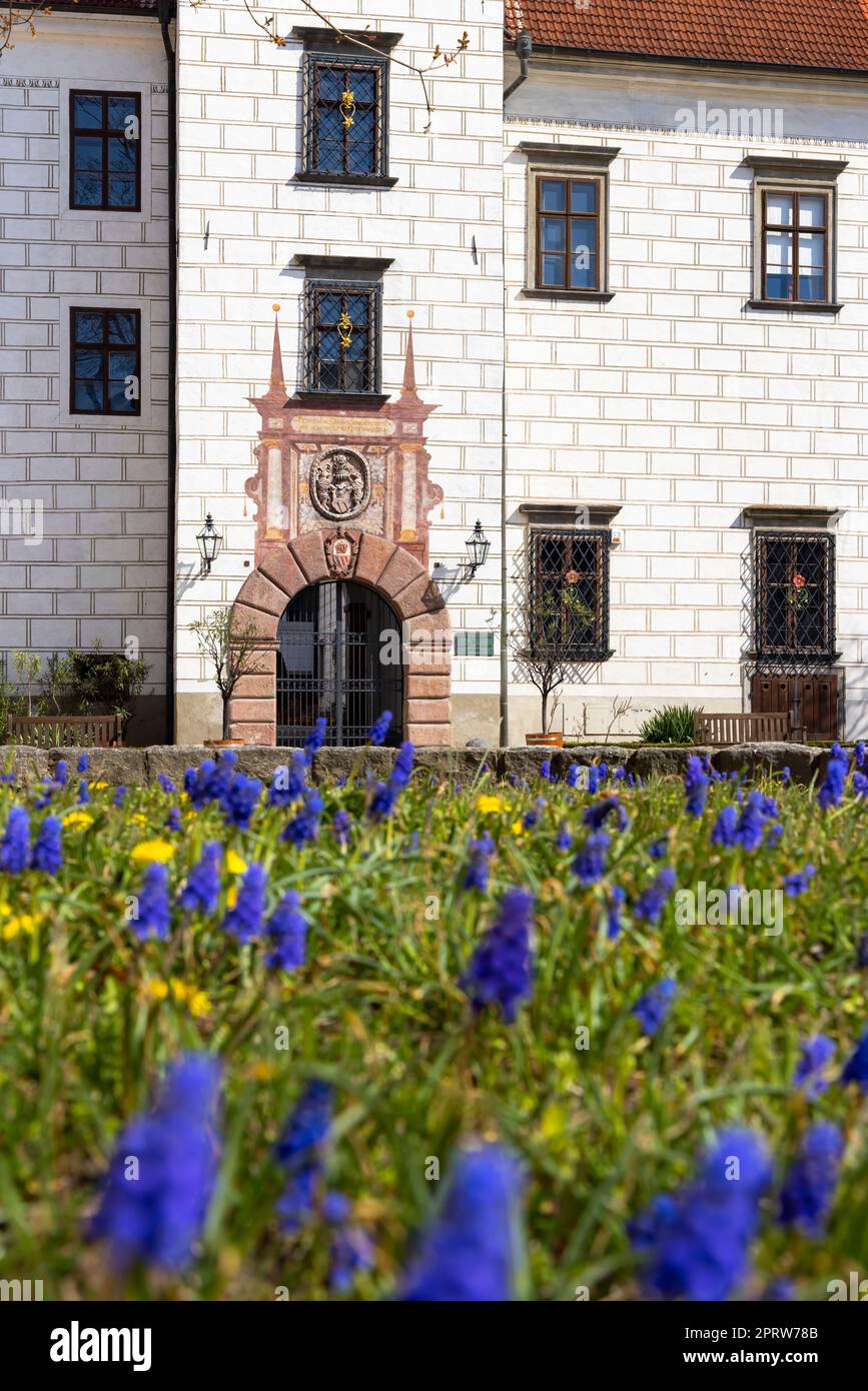 Trebon castle and town, Southern Bohemia, Czech Republic Stock Photo ...