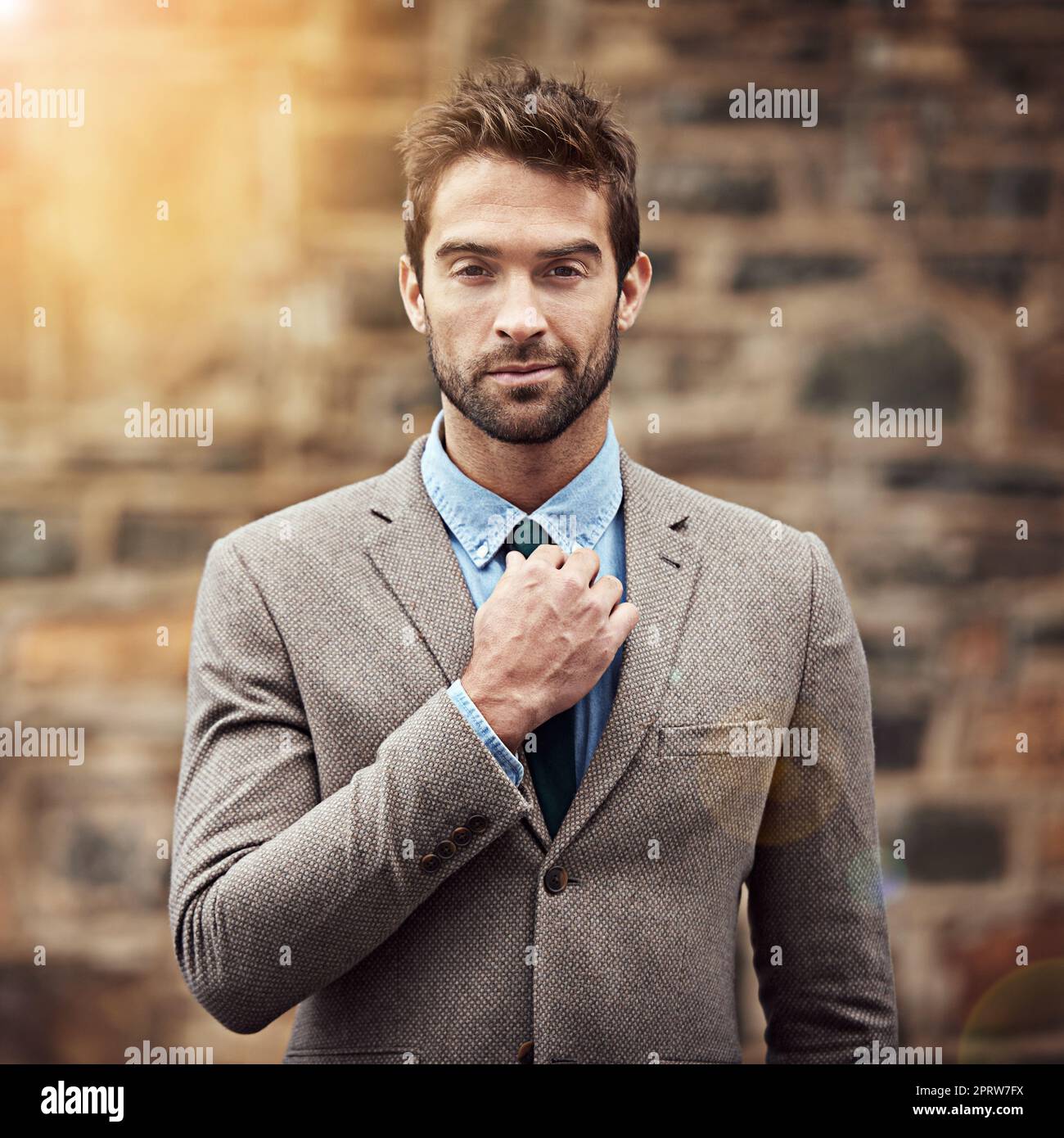 Handsome men in suit hi-res stock photography and images - Alamy
