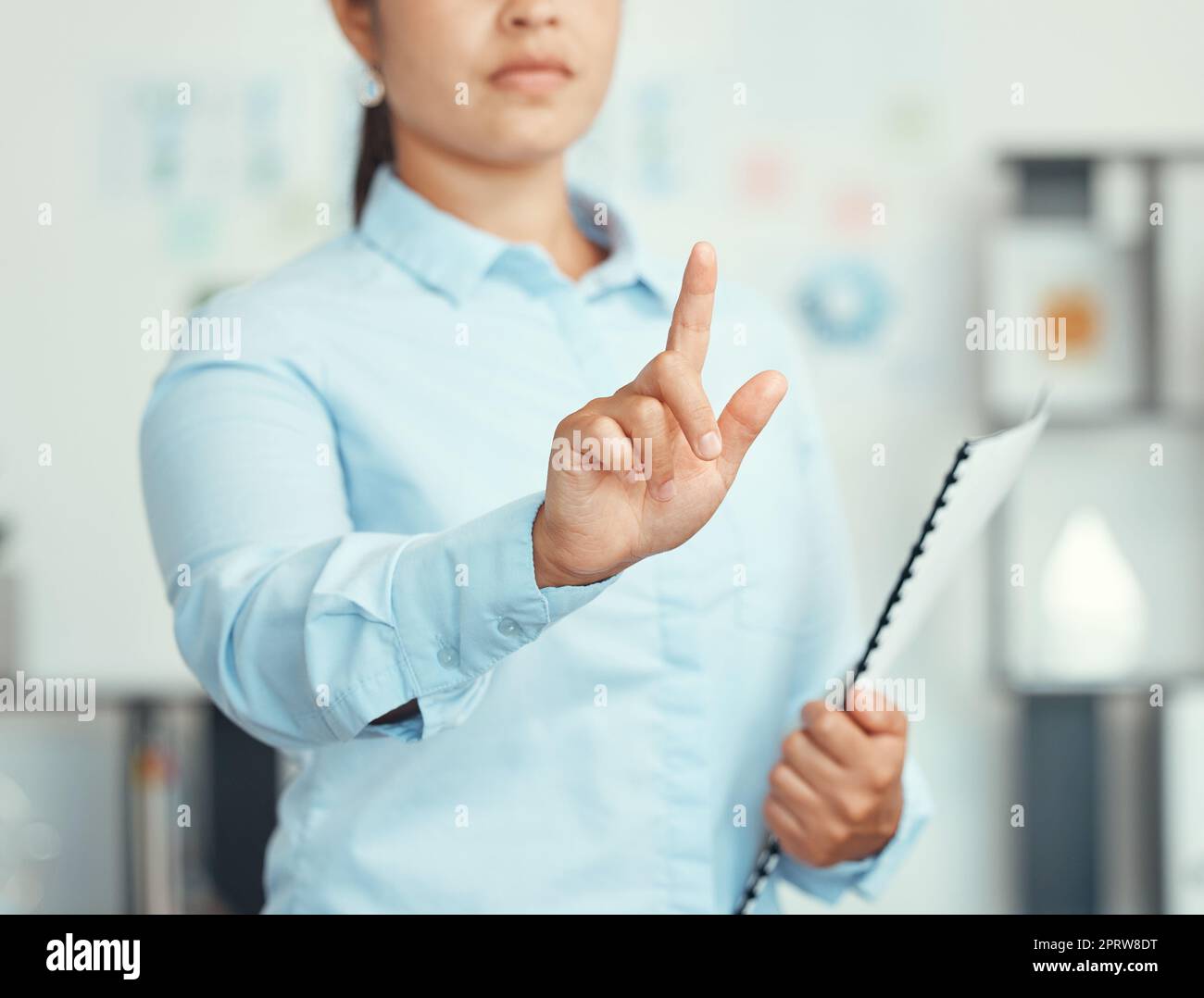 Woman finger press connection to user interface, ui system and login to ...