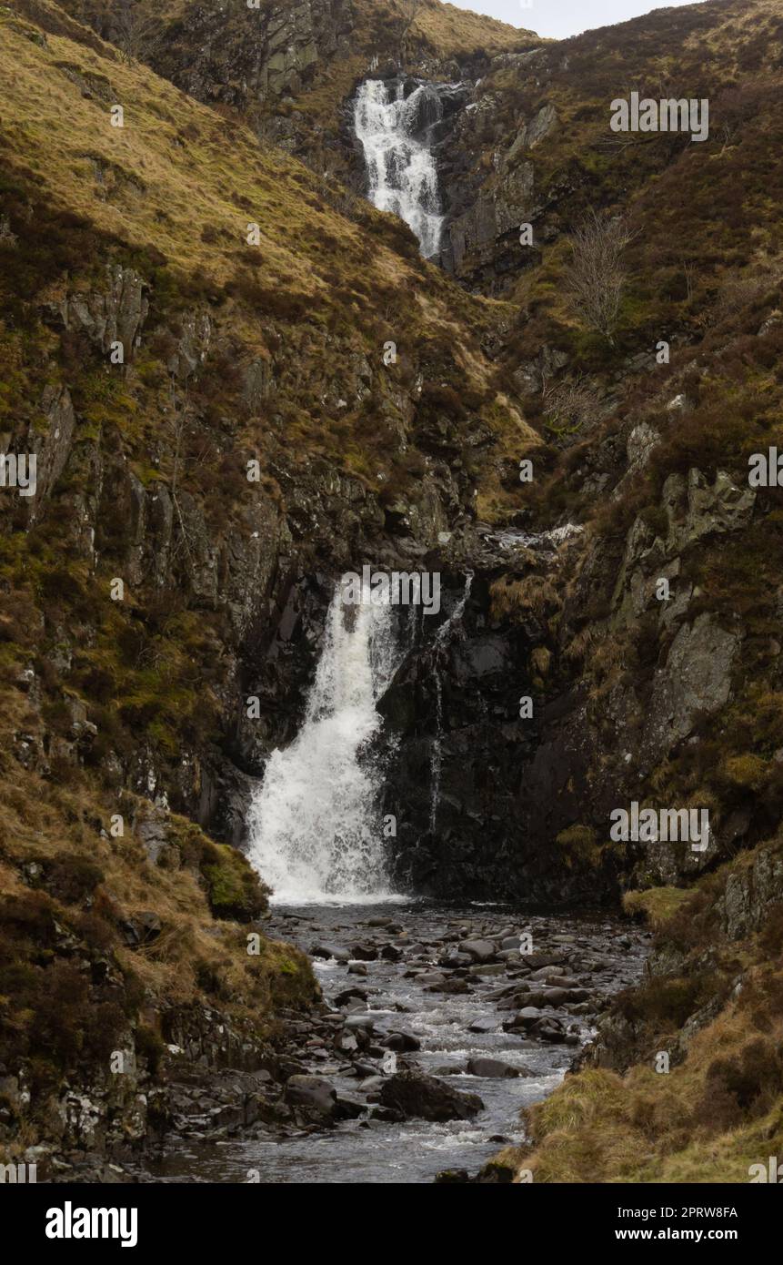 Grey Mare's Tail Waterfall Stock Photo - Alamy