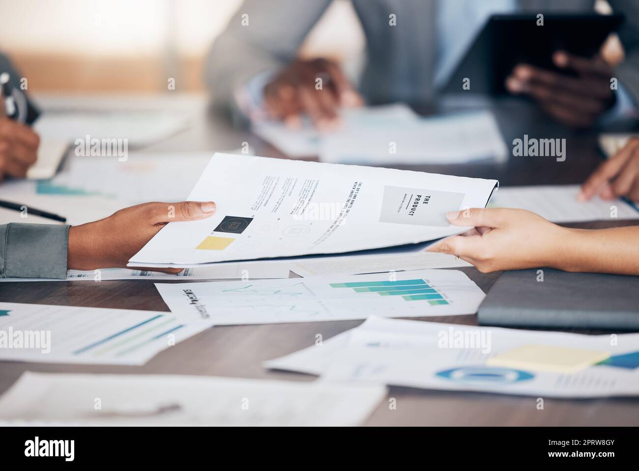 Meeting, planning and finance by team of business people discussing ...