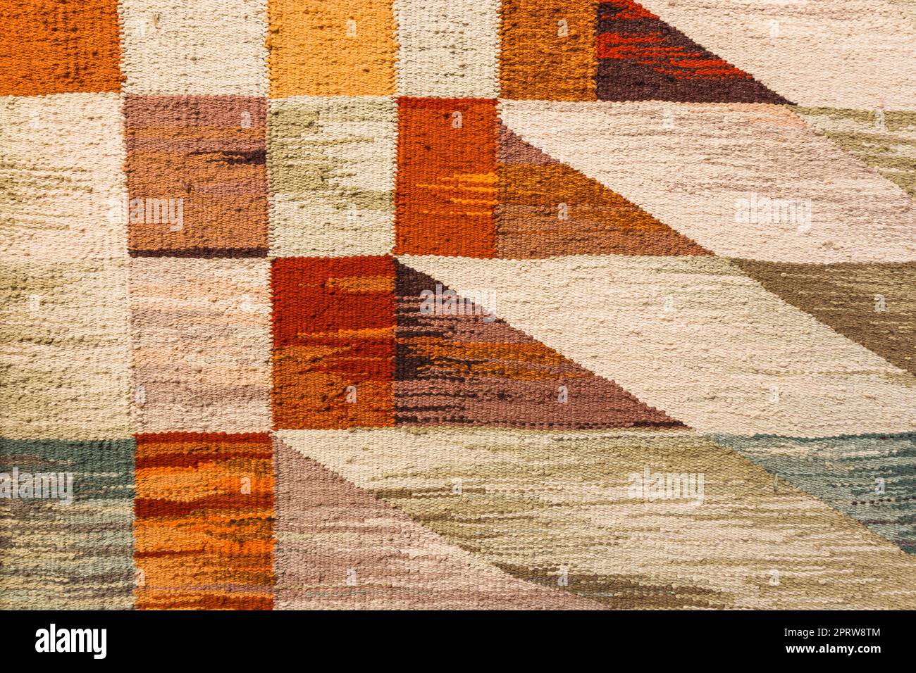 Retro carpet texture with hand-made geometric pattern Stock Photo - Alamy