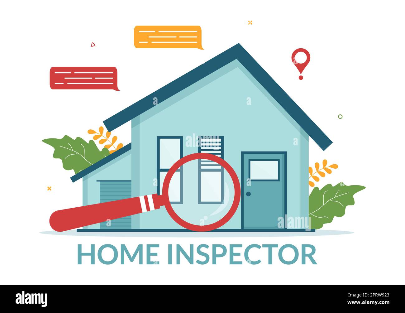 Home Inspector Checks the Condition of the House and Writes a Report ...