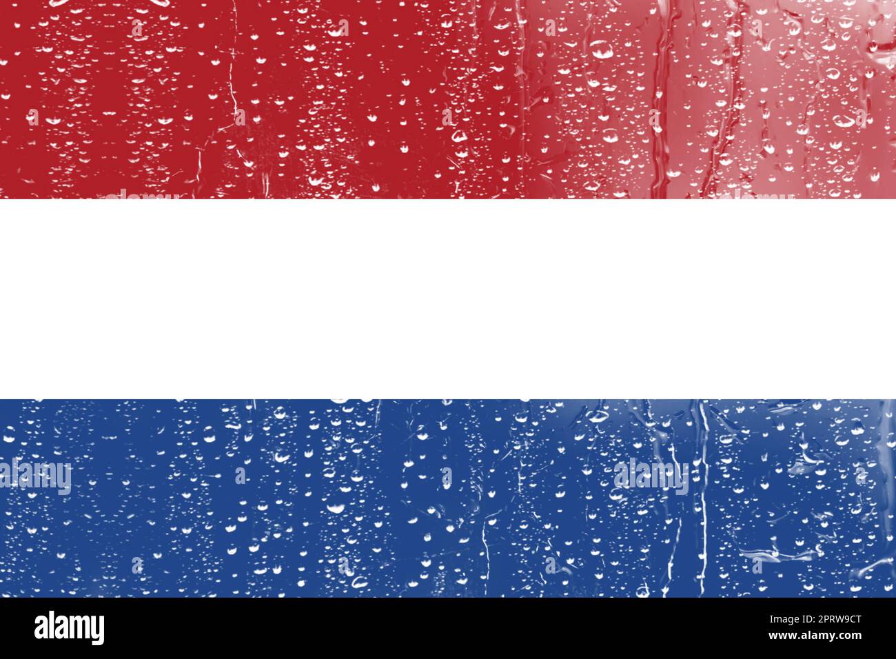3D Flag of Netherland on a glass with water drop background Stock Photo ...