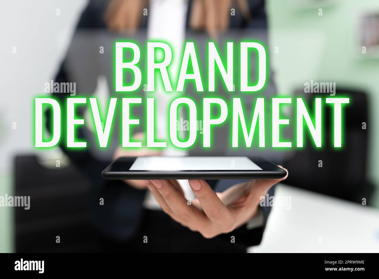 Conceptual caption Brand DevelopmentDefining the product to excel in ...