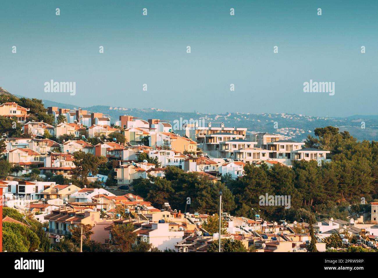 Turkish urban hillside view hi-res stock photography and images - Alamy