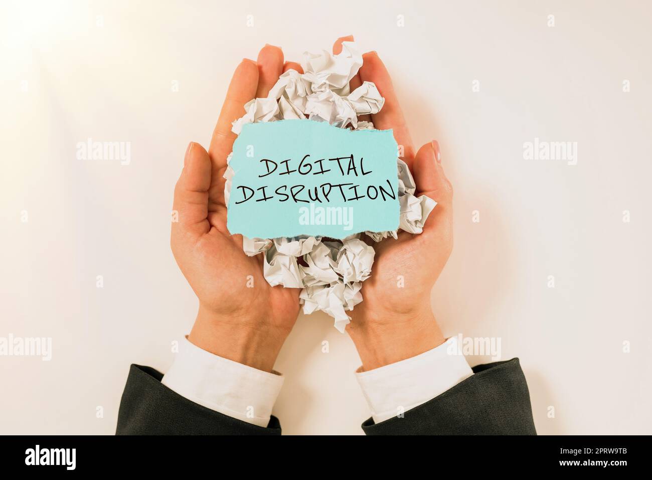 Text caption presenting Digital DisruptionChanges that affect ...