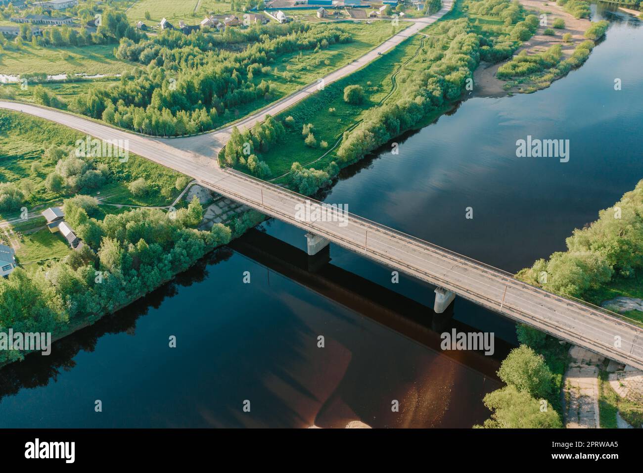 Aerial view green car hi-res stock photography and images - Alamy