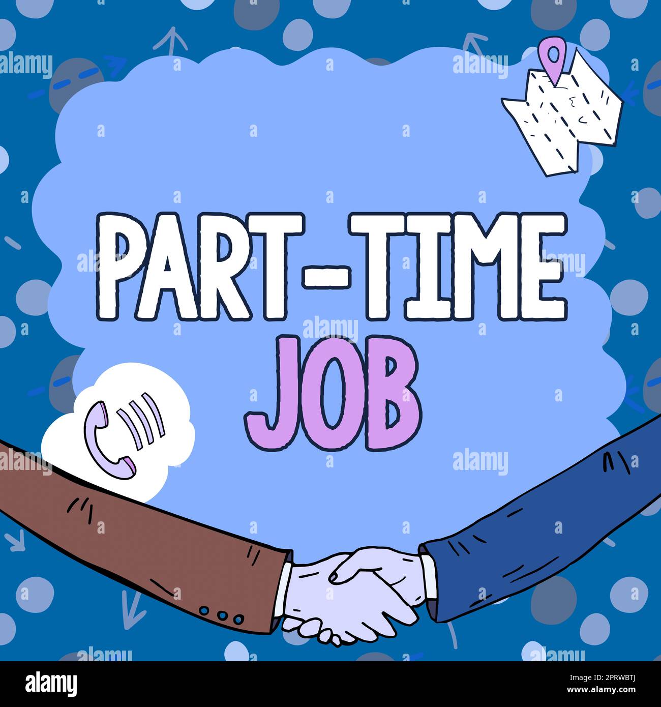 Conceptual caption Part Time Job, Business idea Weekender Freelance ...