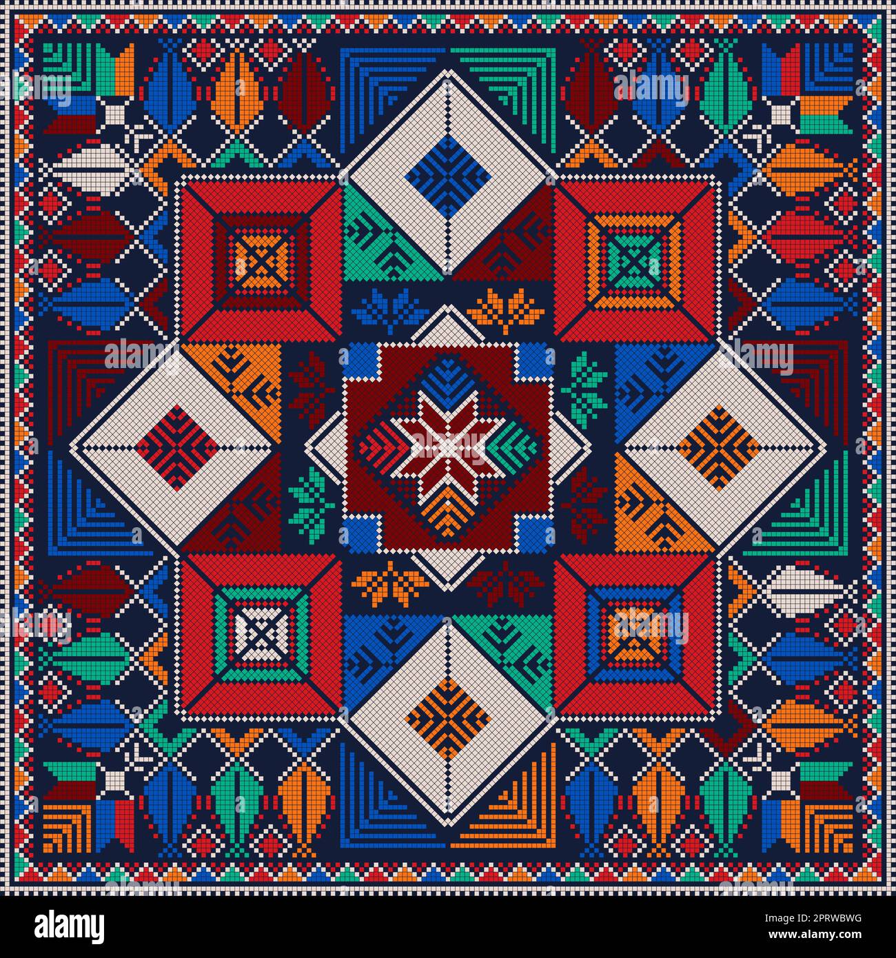 Decorative Palestinian pattern 2 Stock Vector Image & Art - Alamy