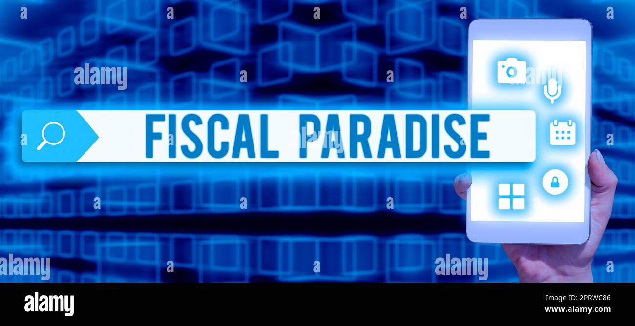 Text caption presenting Fiscal ParadiseThe waste of public money is a ...