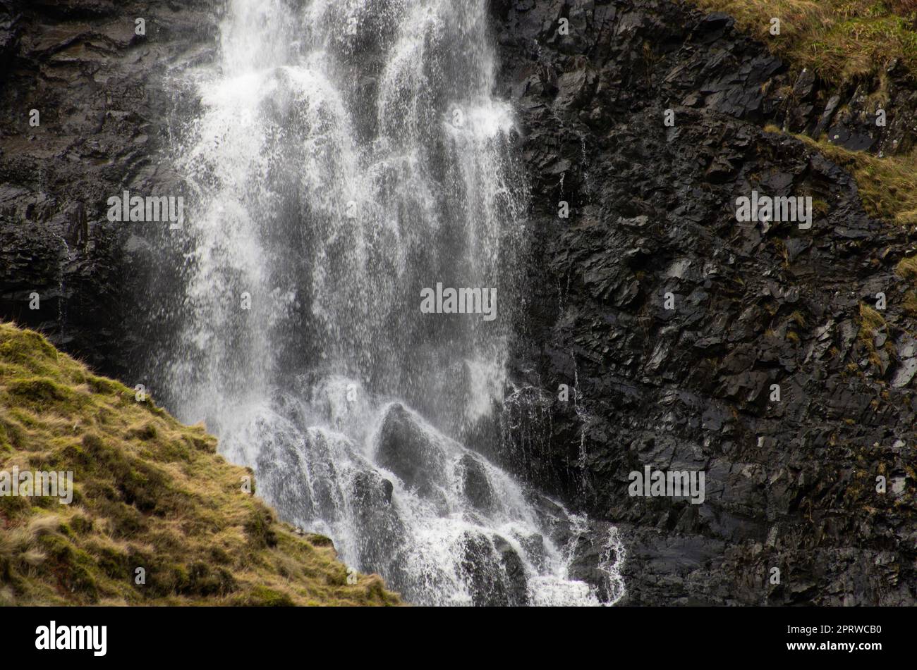 Grey Mare's Tail Waterfall Stock Photo - Alamy