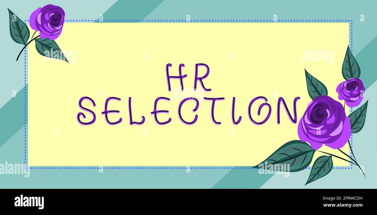 Conceptual display Hr Selection, Conceptual photo Process and ...