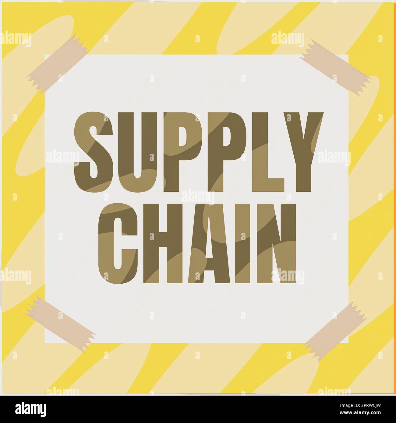Text caption presenting Supply Chain, Business idea System of ...