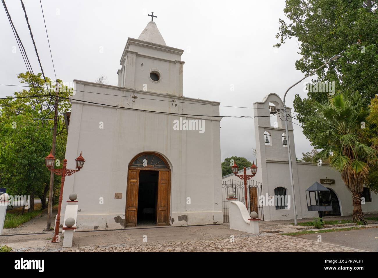The facade & bell tower of the historic Nuestra Señora del Carmen ...