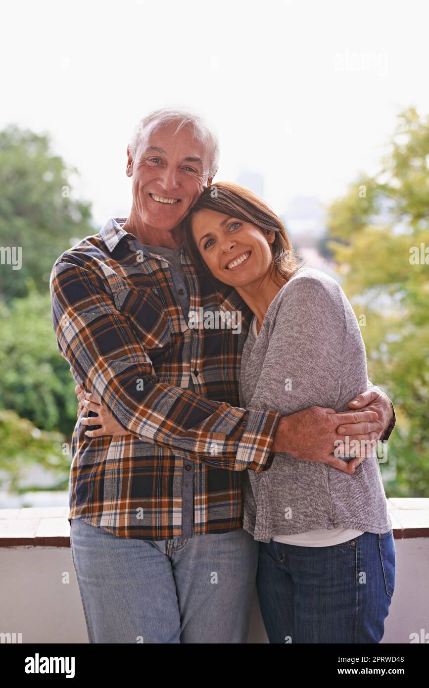 A daughter is a gift of love. A cropped portrait of a happy senior man ...