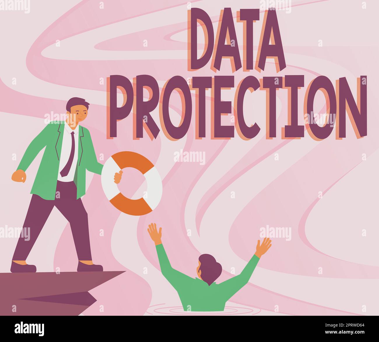 Text sign showing Data ProtectionProtect IP addresses and personal data ...