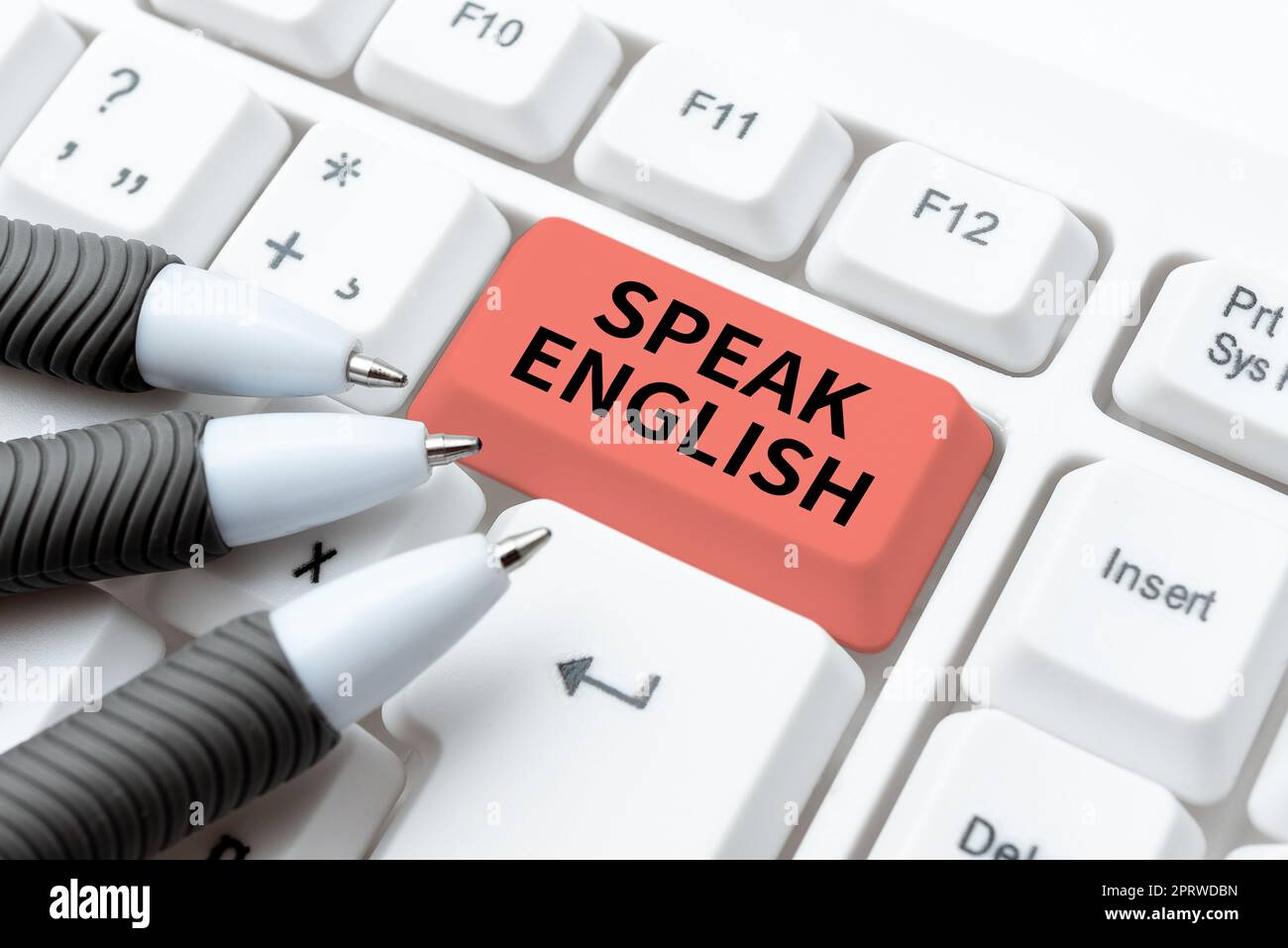 Hand writing sign Speak English, Word Written on Study another Foreign ...