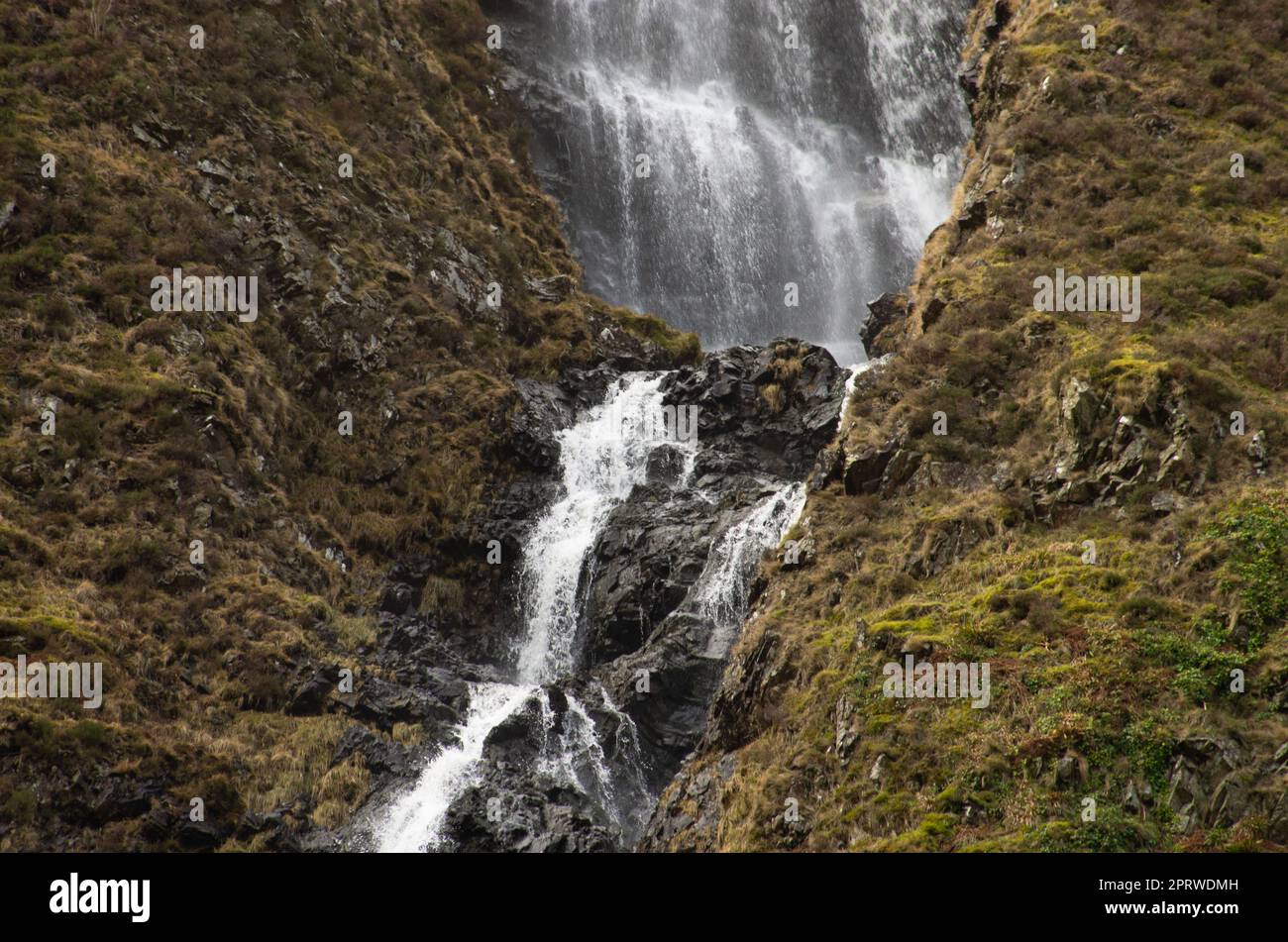 Grey Mare's Tail Waterfall Stock Photo - Alamy